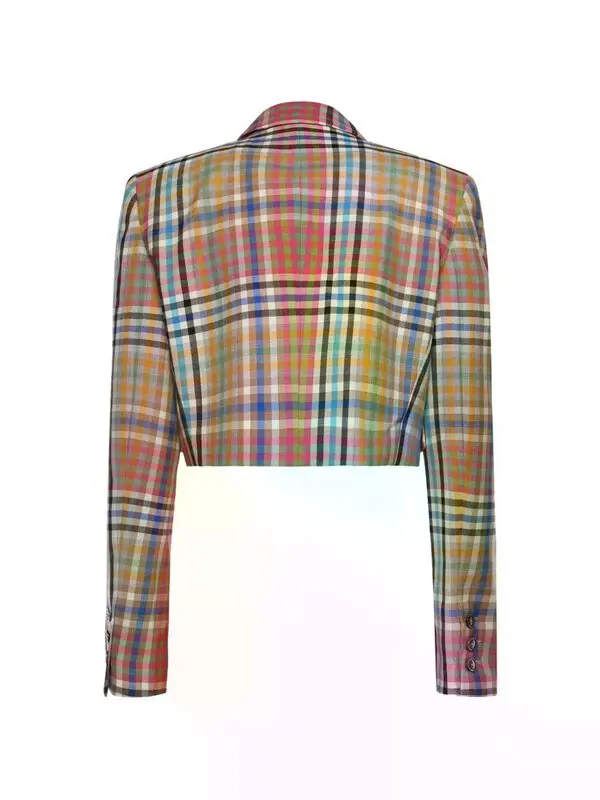 VIVIENNE WESTWOOD Double-breasted Check-pattern Blazer