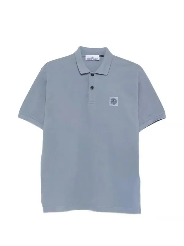 Stone Island Short-sleeve Polo Shirt - Blue