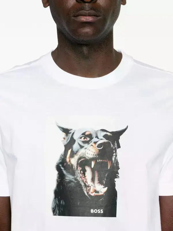 BOSS Graphic-print T-shirt - White