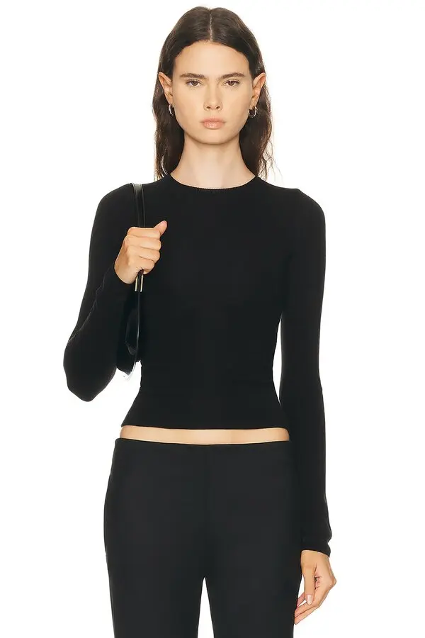 AMIYA Cara Long Sleeve Shirt - Black