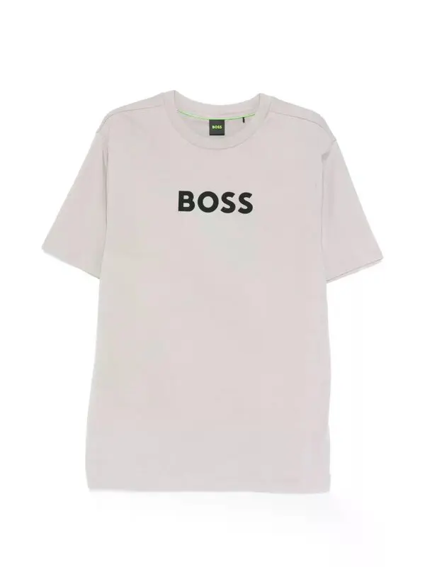 BOSS Logo-detail T-shirt - Neutrals