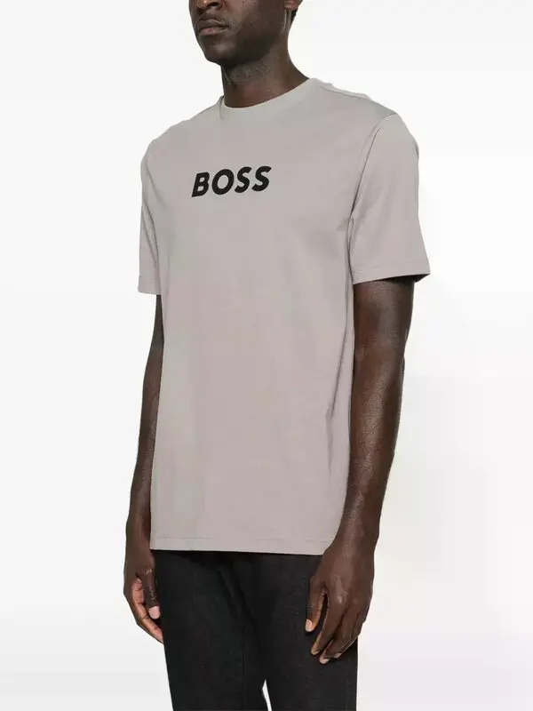 BOSS Logo-detail T-shirt - Neutrals