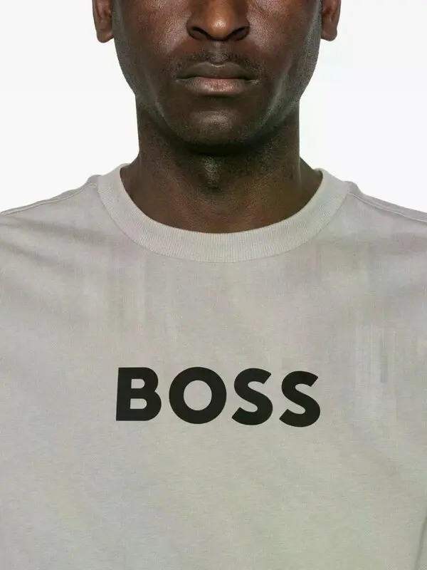 BOSS Logo-detail T-shirt - Neutrals