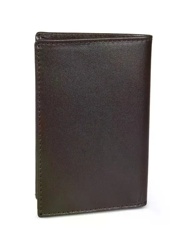 Comme Des Garçons Logo-detail Leather Wallet - Brown