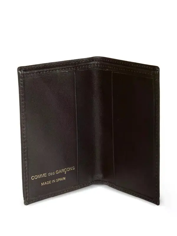 Comme Des Garçons Logo-detail Leather Wallet - Brown