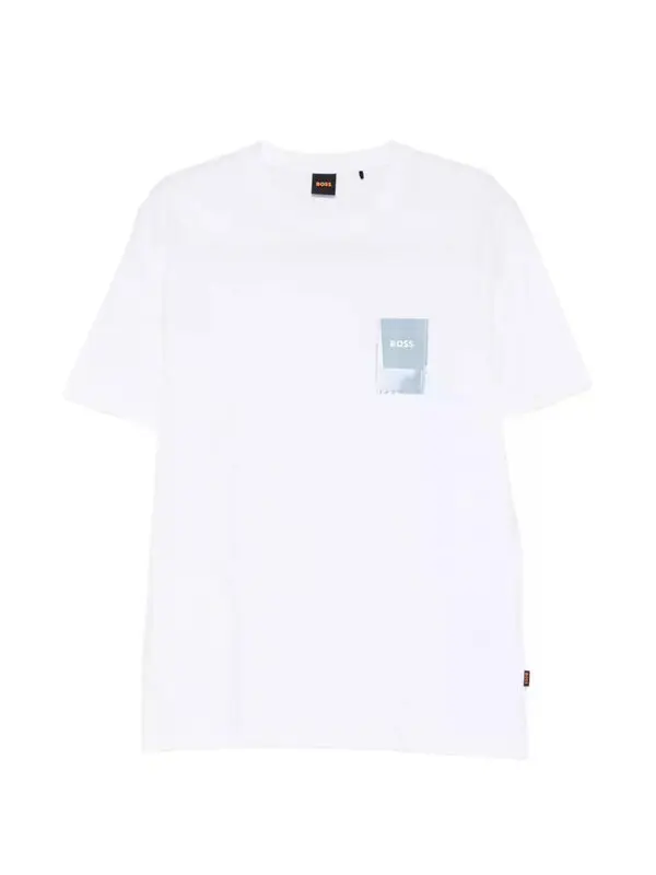 BOSS Patch T-shirt - White