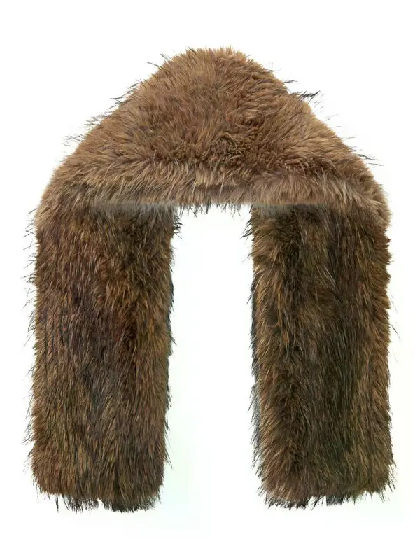 GANNI Fur Scarf