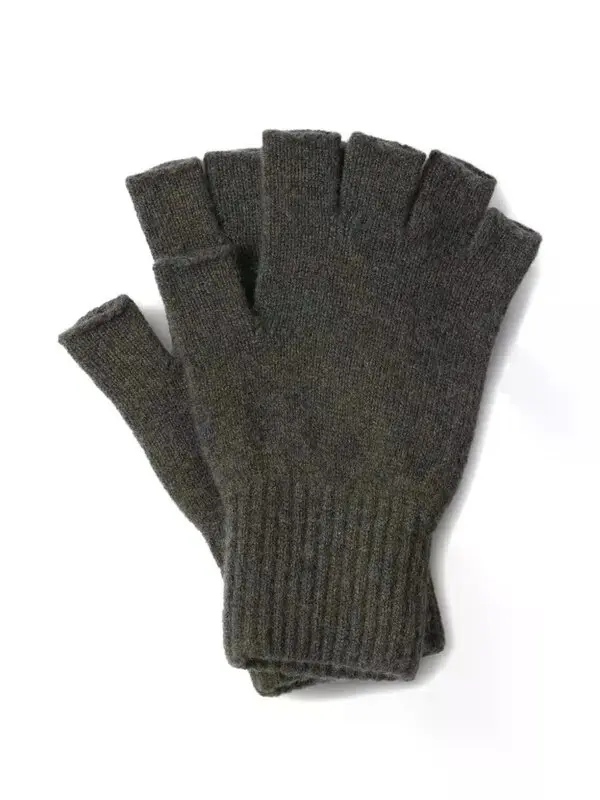 MARGARET HOWELL Fingerless Gloves - Grey