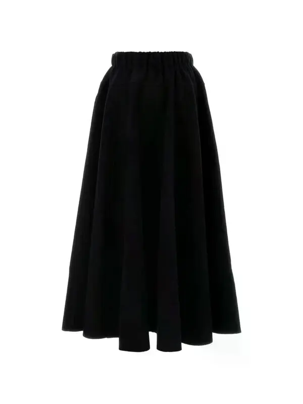 Extreme Cashmere Venus Flannel Skirt - Black