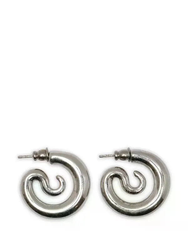 PANCONESI Small Serpent Hoop Earrings - Silver