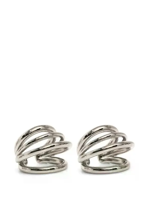 PANCONESI Small Serpent Hoop Earrings - Silver