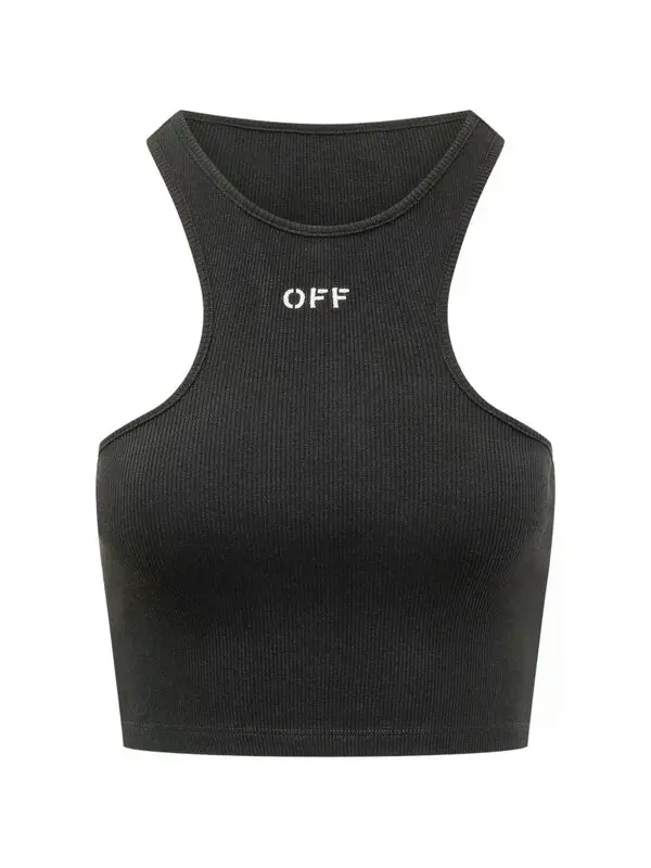 Off-White Off-stamp Ribbed Top