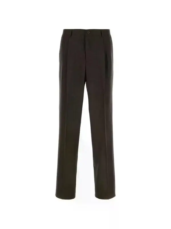 Canali Wool Trousers - Brown