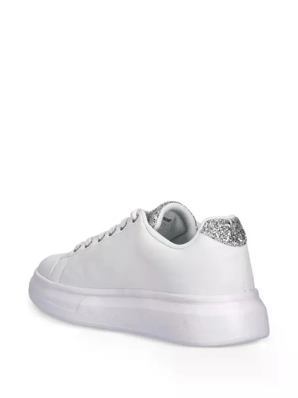 Just Cavalli Glitter-trim Platform Sneakers
