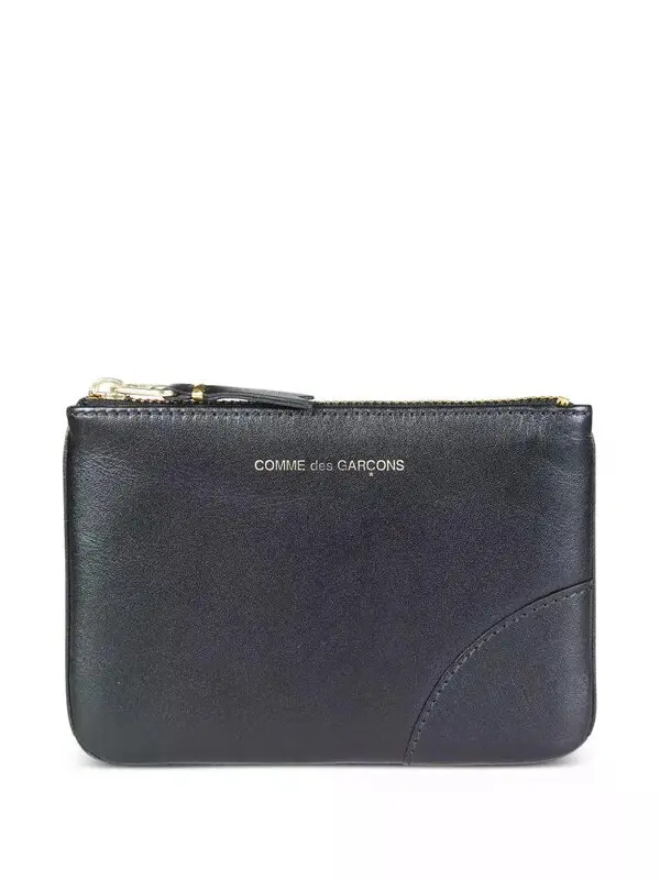 Comme Des Garçons Classic Leather Zip Card Holder - Black