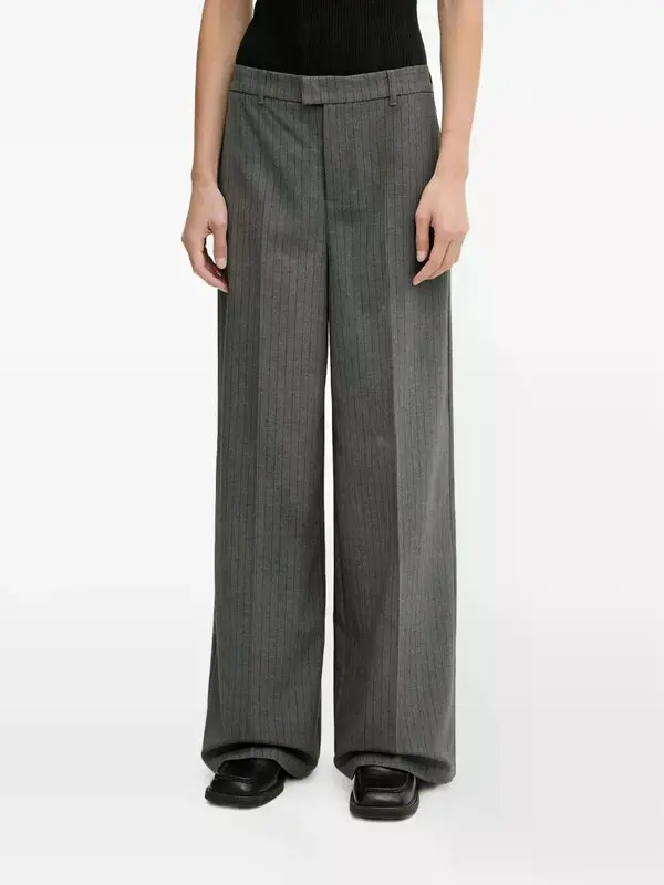 Marc O'polo Pinstripe Wide-leg Trousers