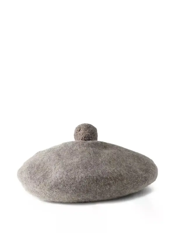 MARGARET HOWELL Pom-pom Shanter - Grey