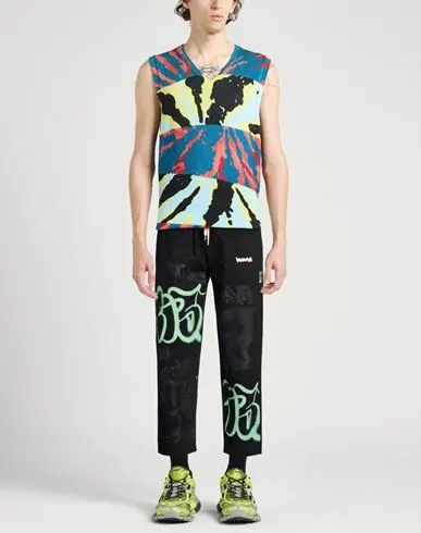 DISCLAIMER Cotton Tapered Leg Pants With Drawstring