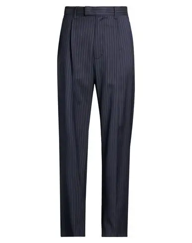 WINNIE NYC Striped Virgin Wool & Silk Tailored Pants