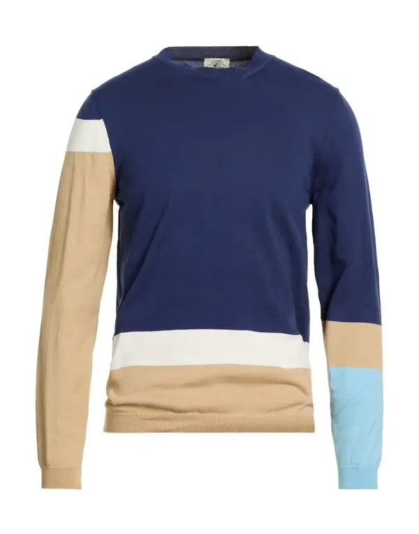 MQJ Intarsia-knit Cotton Crewneck Sweater