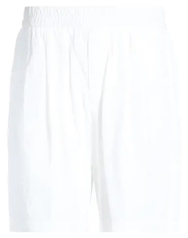 Giorgio Armani Seersucker Casual Shorts - White