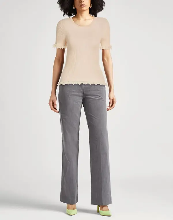 Blumarine Knitted Short Sleeve Sweater