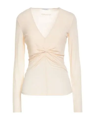 Patrizia Pepe Knitted V-neck Sweater - Ivory