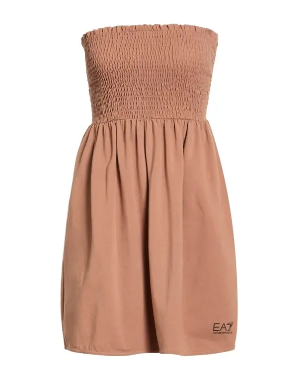 EA7 Mini Flared Dress - Brown