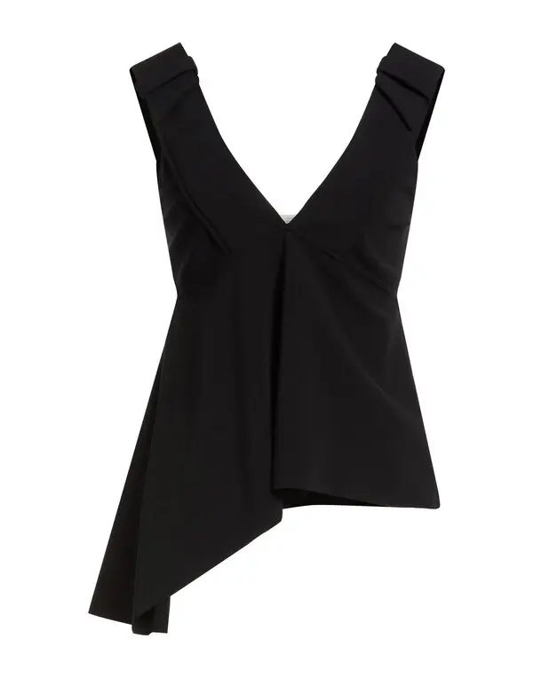 Dorothee Schumacher Asymmetric Sleeveless Top - Black