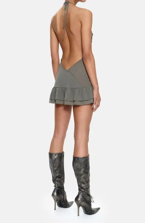 JADED LONDON Halter Minidress