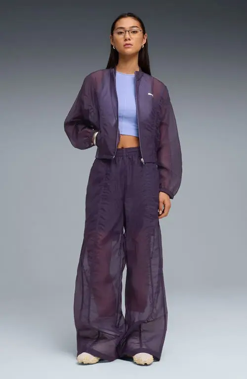 PUMA Woven Track Pants - Deep Plum