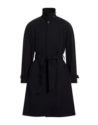 Giorgio Armani Overcoat & Trench Coat In Polyamide And Elastane - Blue