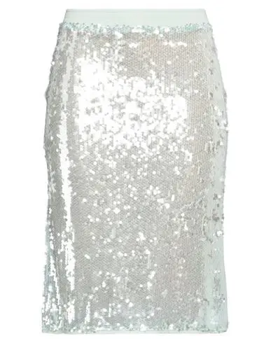 ROBERTO COLLINA Knitted Sequined Midi Skirt - Green
