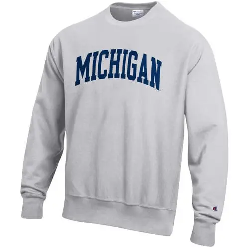 Champion Michigan Wolverines Reverse Weave Fleece Sweatshirt