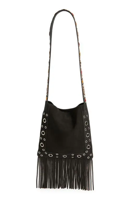 Valentino Garavani Nellcôte Butterfly Suede Crossbody Bag