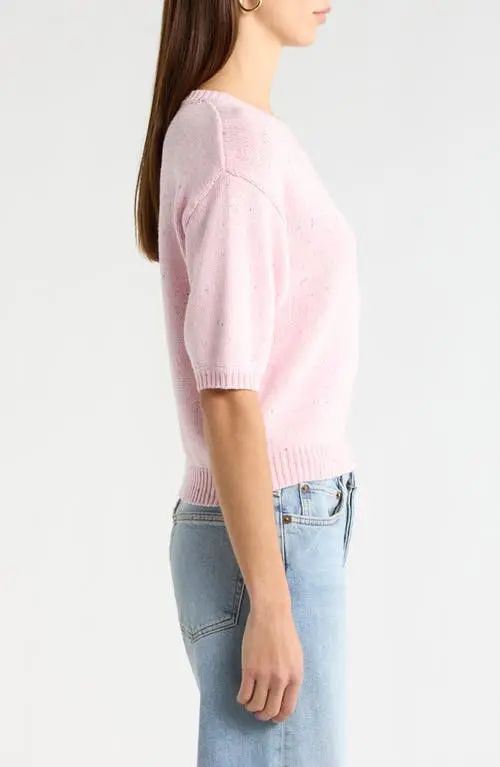 Astr The Label Collette Speckled Knit Sweater