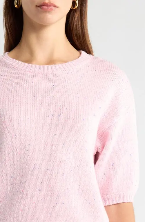 Astr The Label Collette Speckled Knit Sweater