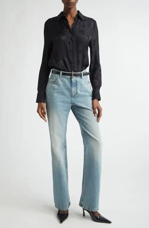 Alexander McQueen Straight-leg Nonstretch Jeans