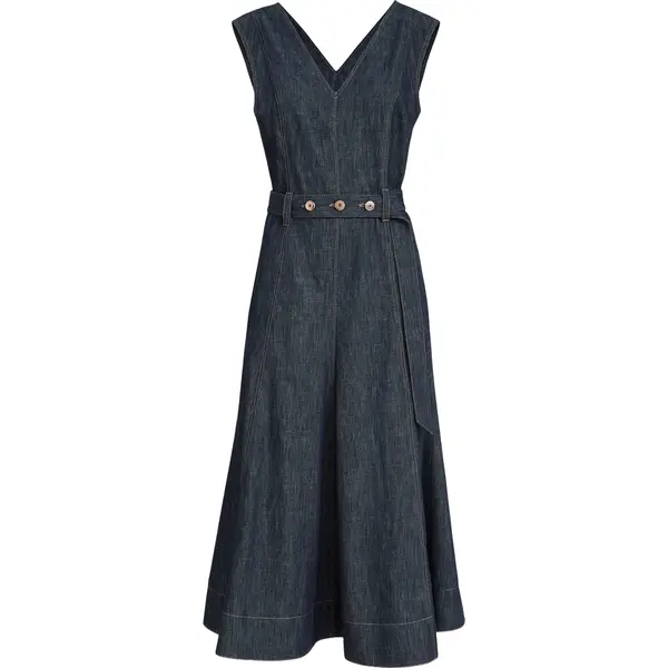 Brunello Cucinelli Twill Flared Dress