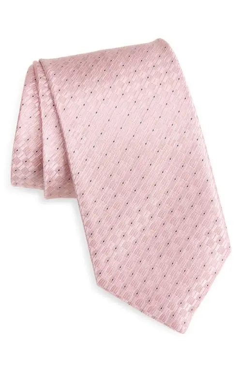 Brioni Silk Jacquard Tie - Roseate