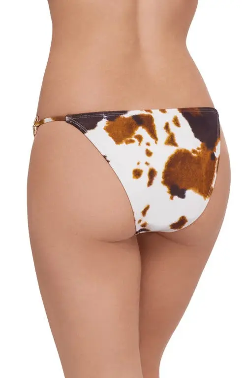 Steve Madden Ring Bikini Bottoms - Brown Multi