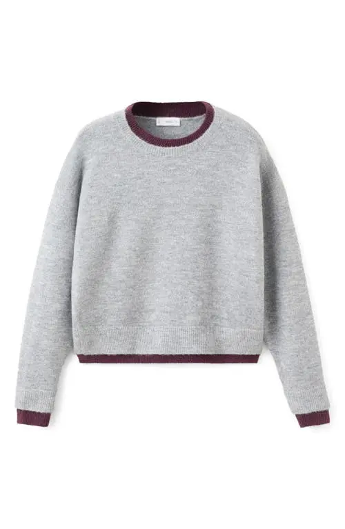 Mango Two-tone Knit Sweater