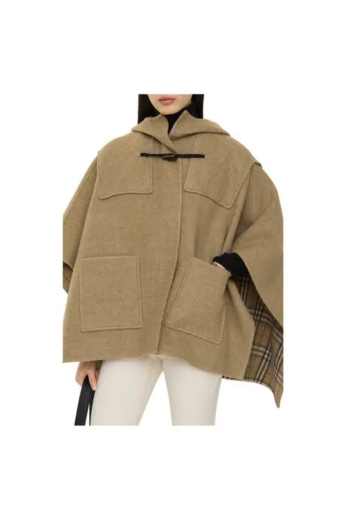 Burberry Wool Duffle Cape