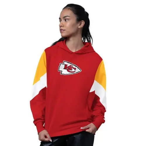 STARTER Kansas City Chiefs Scrimmage Hoodie - Red