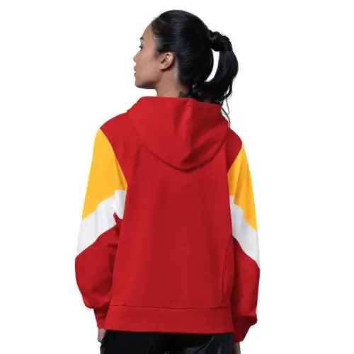 STARTER Kansas City Chiefs Scrimmage Hoodie - Red