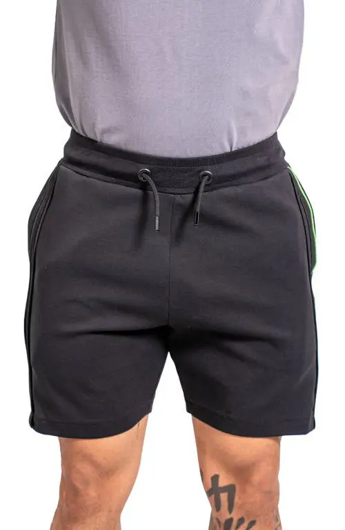 MACEOO Striped Athletic-fit Knit Shorts