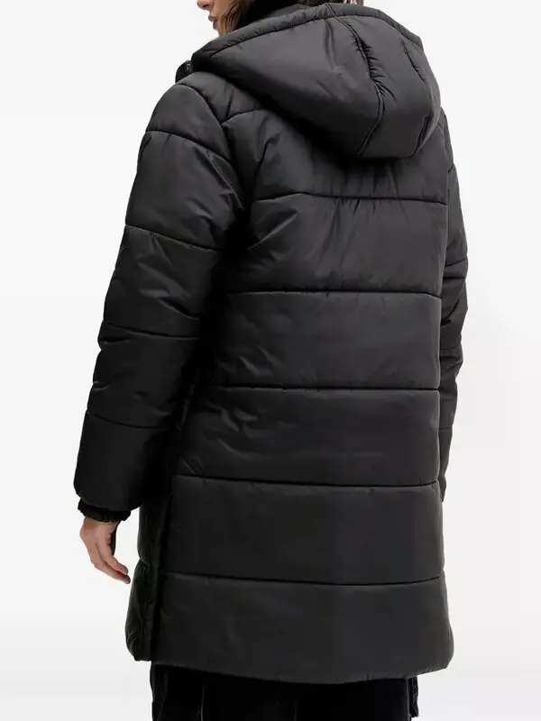 VANS Hooded Quilted Puffer Jacket - Black