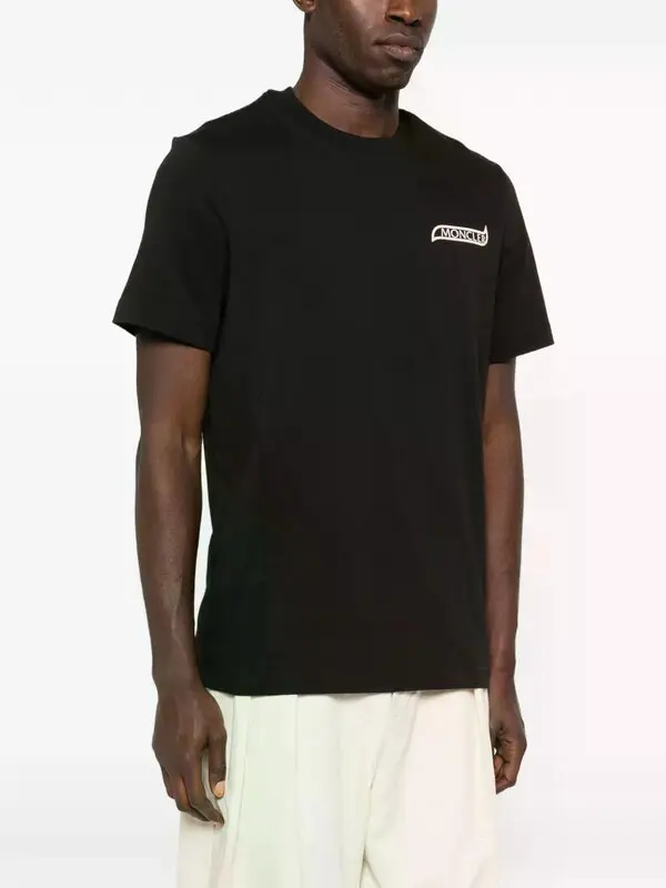 Moncler Ss Logo-detail T-shirt