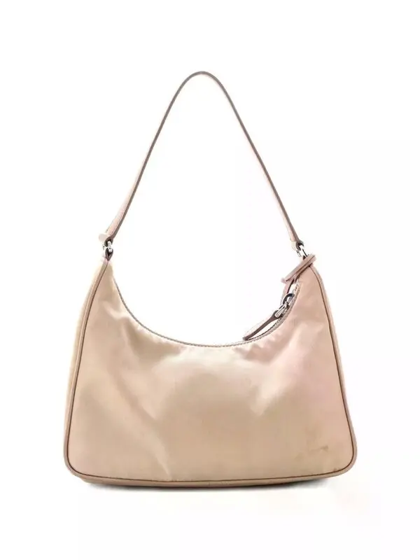 Prada Re-edition 2005 Tessuto Mini Hobo Bag - Neutrals