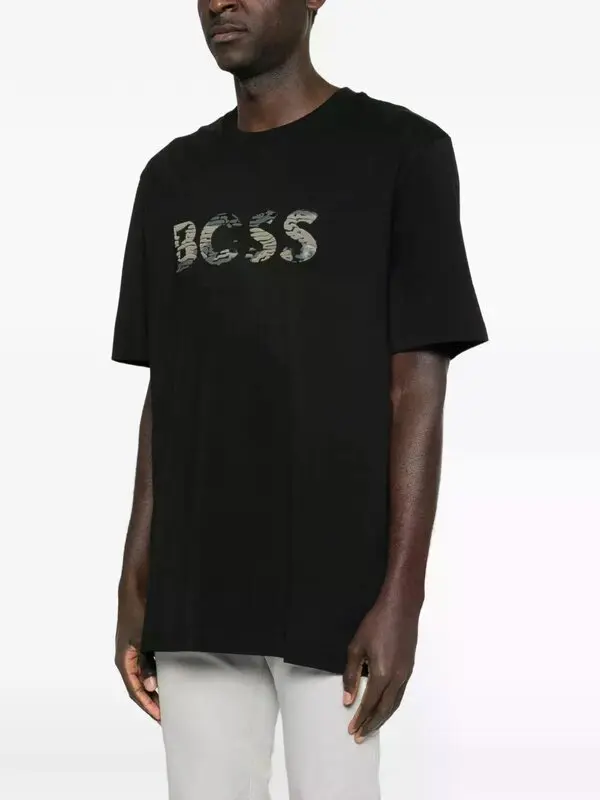 BOSS Camouflage-logo T-shirt